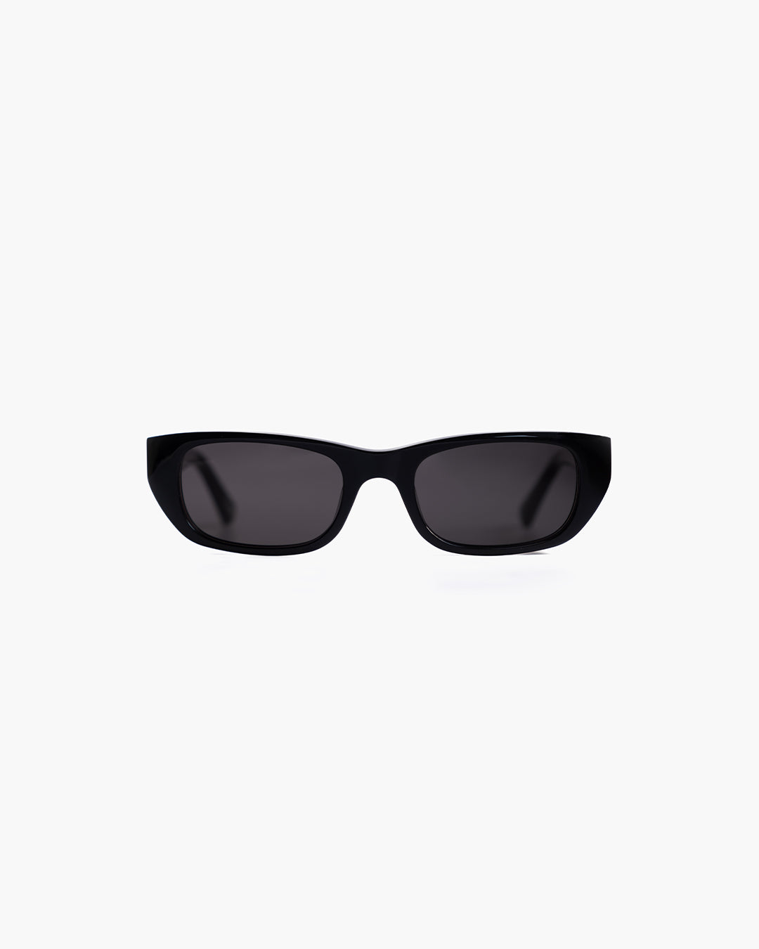 Marcel Black Black - Slim Rectangular Sunglasses by Corlin – corlineyewear